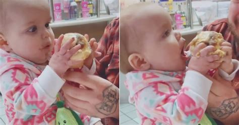 Baby S Reaction To Eating Ice Cream For First Time Video PS Family