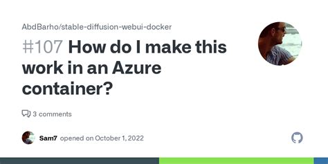 How Do I Make This Work In An Azure Container Issue 107 AbdBarho