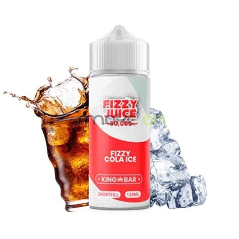 King Bar Fizzy Cola Ice 100ml 0mg Fizzy Juice Smokeon