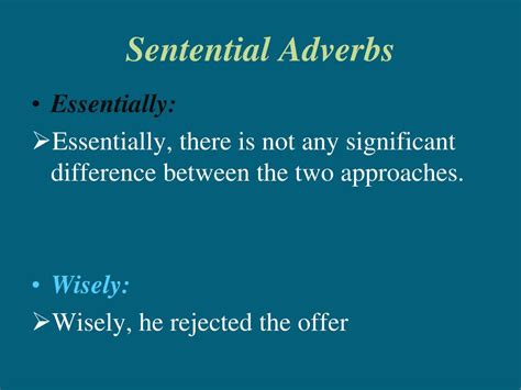 Ppt Adverbs Powerpoint Presentation Free Download Id3120613