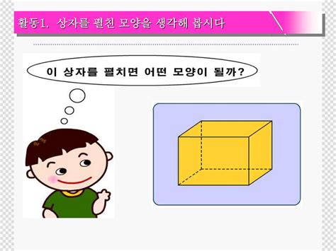 Ppt 수학 5 학년 1 학기 6 직육면체와 정육면체 직육면체의 전개도 5 8 Powerpoint Presentation Id 4557069