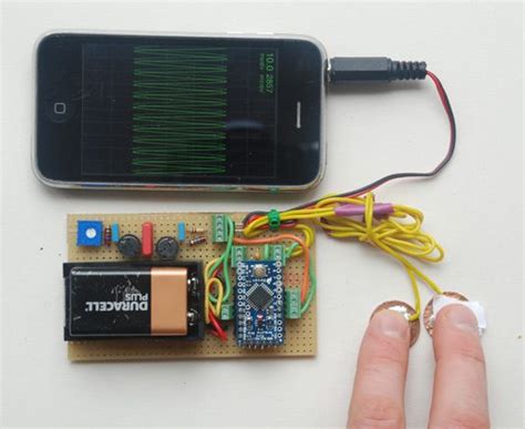 Build A Galvanic Skin Response Sensor For The Iphone Arduino Lie