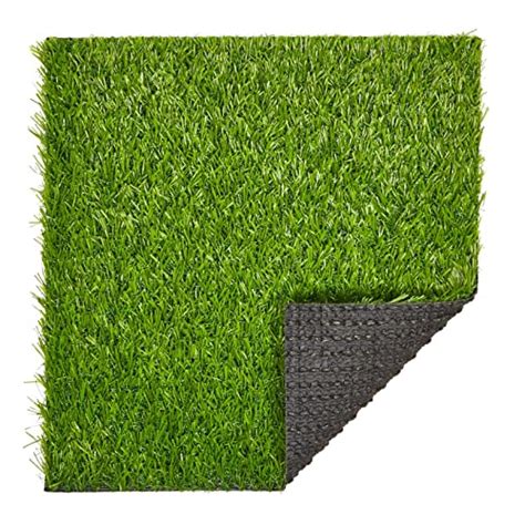 Juvale 4 Pack Artificial Grass Mat Squares 12x12 In Fake Turf Tiles