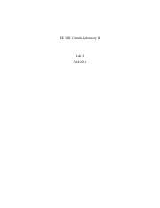 Lab 3 Docx EE 313L Circuits Laboratory II Lab 3 3 14 2021 ABSTRACT