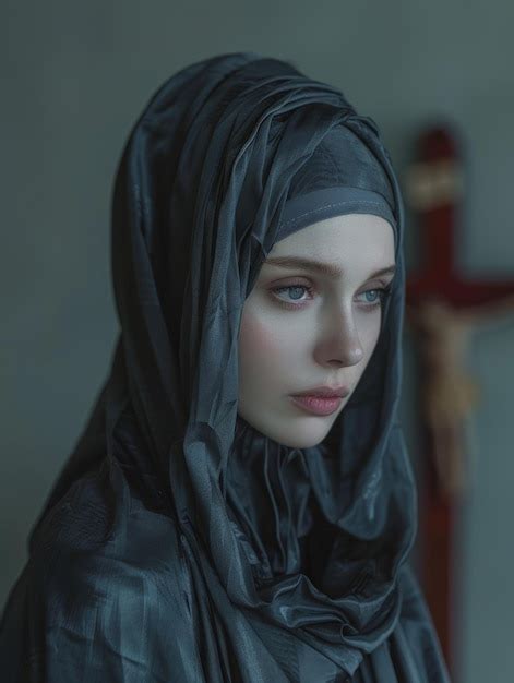 Premium Photo Young Nun Sister Religion Christianity Catholicism