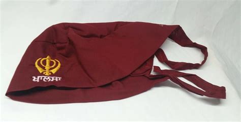 Sikh Punjabi Turban Patka Pathka Singh Khanda Bandana Head Etsy
