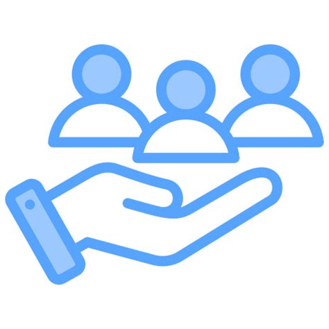 Recruitment Icon Generic Blue
