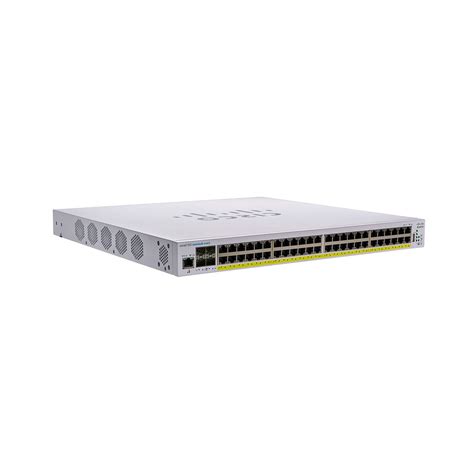 Switch Cisco Business Cbs350 48p 4x 48 Puertos Poe 4 Sfp