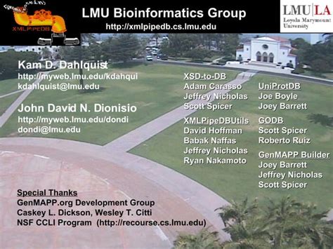 An Open Source Framework For Teaching Bioinformatics Ppt