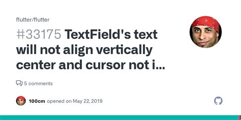 Textfields Text Will Not Align Vertically Center And Cursor Not In