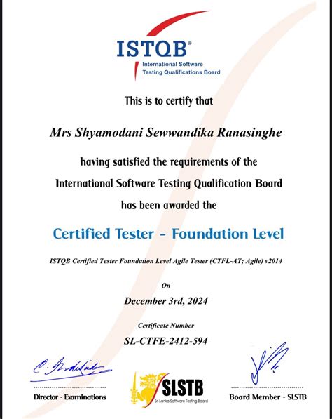 S Sewwandika Ranasinghe On Linkedin Istqb Agile Qualityassurance Softwaretesting 29 Comments