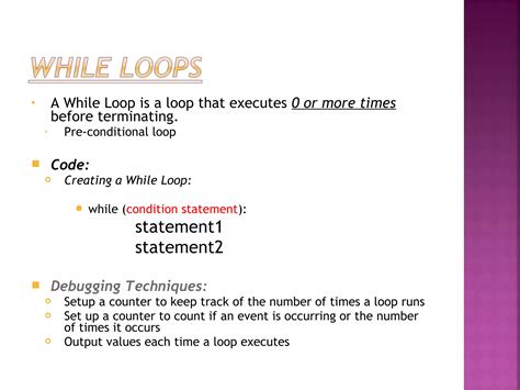 Conditional Loops Python Ppt