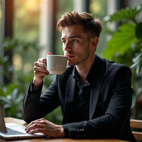 شاب وسيم يتداول بالأسواق المالية بيكاسو الخليج Gulf Picasso