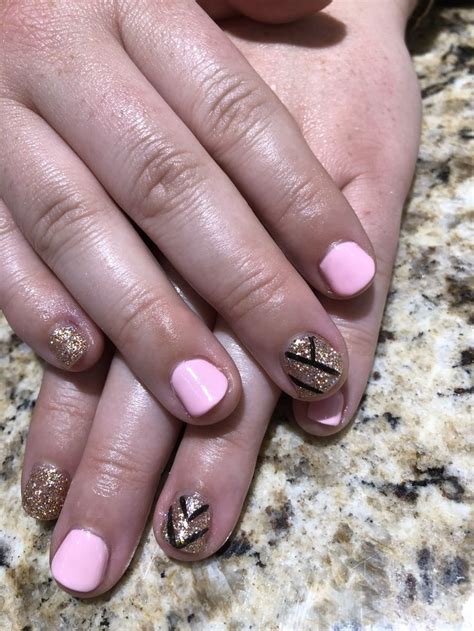 Tickled Pink And Strike Gold By Kiara Sky 💅🏽 Gelpolish Gelmani