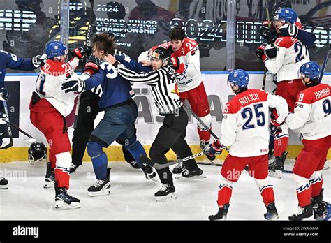 Gothenburg Sweden 20240105fight Between Finlands Jani Nyman And