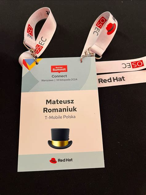 mateusz romaniuk on linkedin redhatsummit2024 redhat redhatsummit