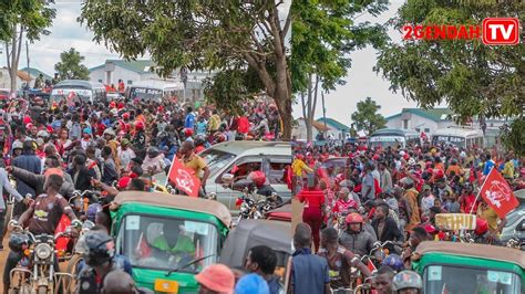 MAPOKEZI YA SIMBA SC SONGEA NI BALAA BARABARA ZAFUNGWA YouTube