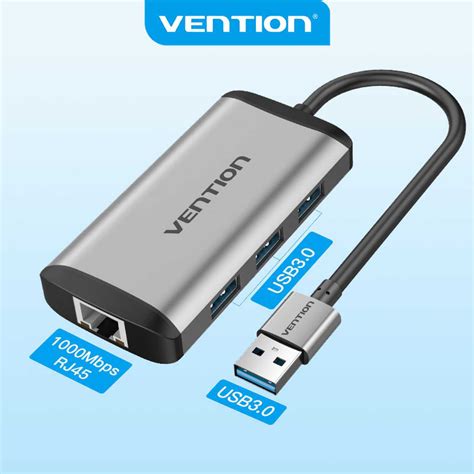 Vention Usb To Rj45 Ethernet Network Adapter Hub Converter Shopee