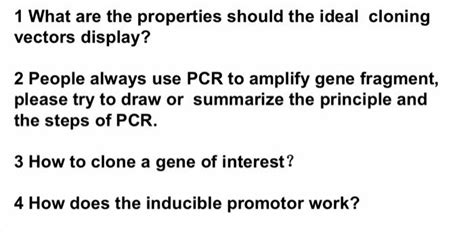 Solved 1 What Are The Properties Should The Ideal Cloning Solved 1 What Are The Properties Should The Ideal Cloning