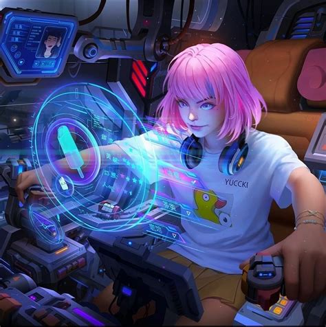Gaming Anime Girl Aesthetic Wallpapers Wallpaper Cave