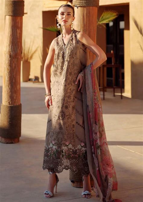 Lawn Collection Noor By Saadia Asad Eid Handwork Laserkari Lawn