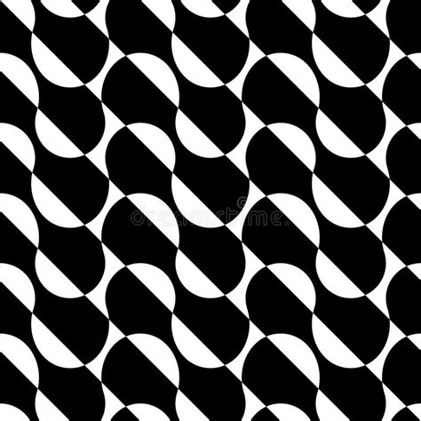Seamless Curved Shape Pattern Stock Vector Illustration Of Minimalistic Elegant 92655406