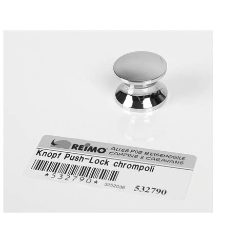 Guzik Wymienny Push Lock Chrom Doposażenie Blokady I Alarmy