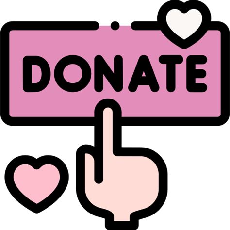 Donate Detailed Rounded Lineal Color Icon