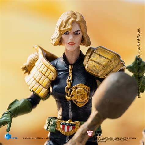 Judge Dredd Judge Anderson Vs The Dark Judges Figure Set By Hiya Toys The Toyark News
