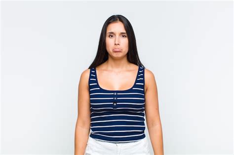 Premium Photo Young Woman Feeling Sad And Stressed Upset Because Of
