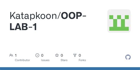 GitHub Katapkoon OOP LAB 1