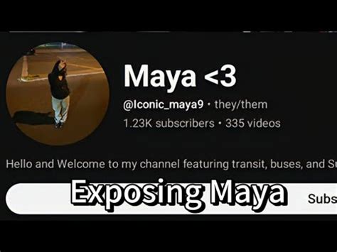Exposing Maya YouTube