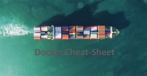 Amrendra Pratap Singh Rathore On Linkedin Docker Cheat Sheet