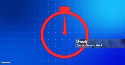 Modern Trendy Stylish 2d Countdown Timer Animation In Digital Technology Colors Futuristic