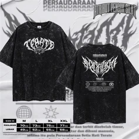 Kaos Terate Street Wear Kaos Psht Street Wear Lazada Indonesia