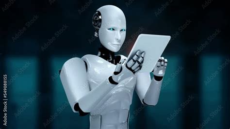 Robot Hominoid Using Tablet Computer For Big Data Analytic Using Ai Thinking Brain Artificial