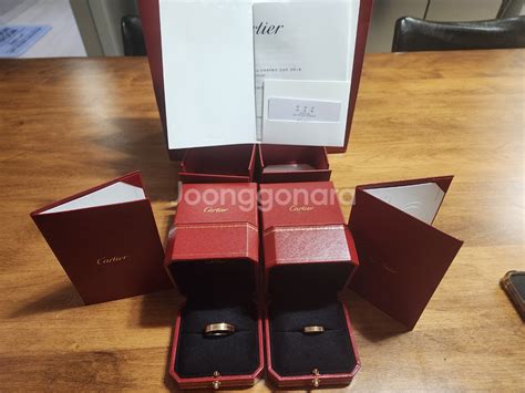 까르띠에 커플링 반지 귀걸이 중고나라