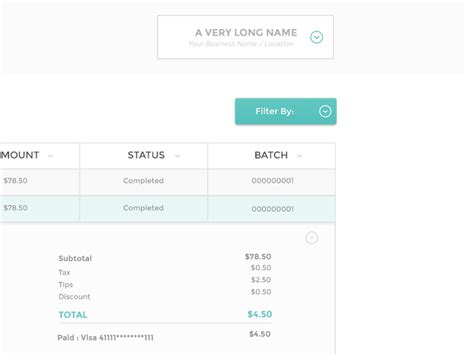 transaction filter ui ux bar chart filters range templates quick
