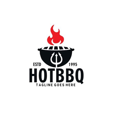 Premium Vector Vintage Grill Barbeque Barbecue Bbq Fire Flame Badge