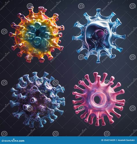 Progression Of Virus Forms From Basic Characteristics To Complex Structures Showcasing Diversity
