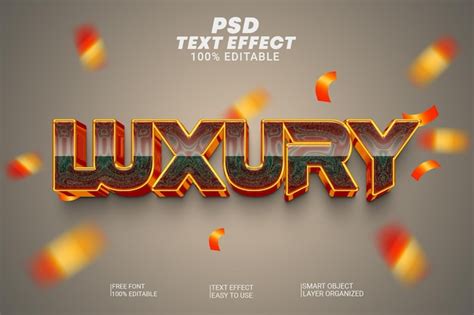 Premium Psd Psd Luxury 3d Text Style Effect