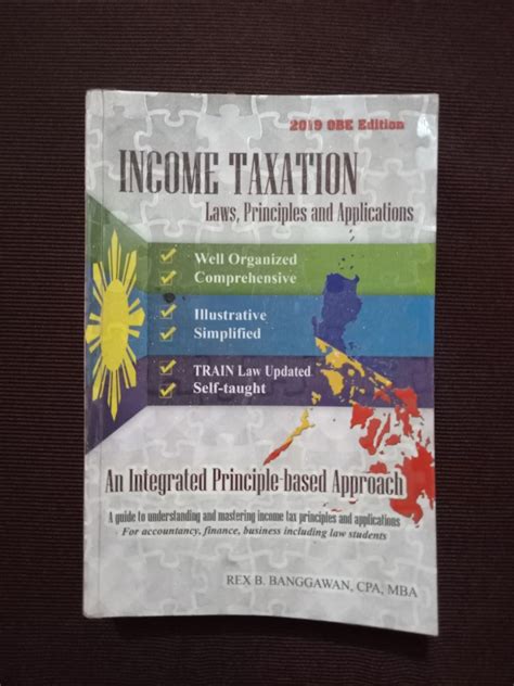 Income Taxation Laws Principles And Applications By Rex Banggawan