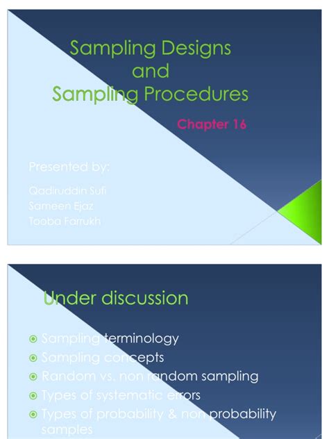 Sampling Errors Pdf