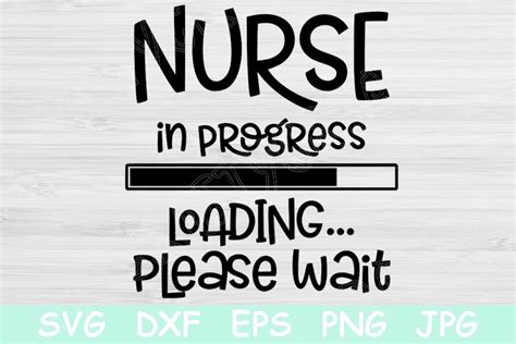 Nurse In Progress Loading Please Wait Svg Nursing Student