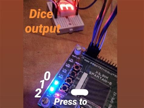 electronic dice using fpga