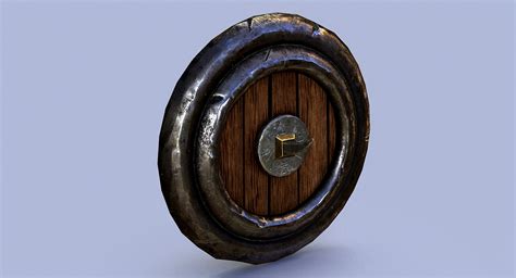 Dwarf Shield 3d Model