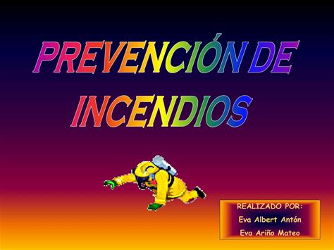 PPT PREVENCIÓN DE INCENDIOS PowerPoint Presentation free download