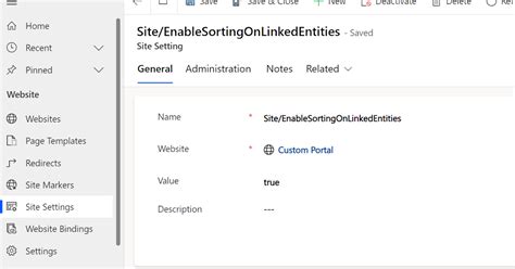 Tip Enabling Column Sorting On Related Tables In Power Apps Portals