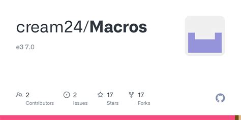 Github Cream24macros E3 70