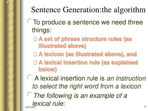 Ppt Formal Grammar In Cognitive Science Generating And Parsing Lecture Overview Powerpoint